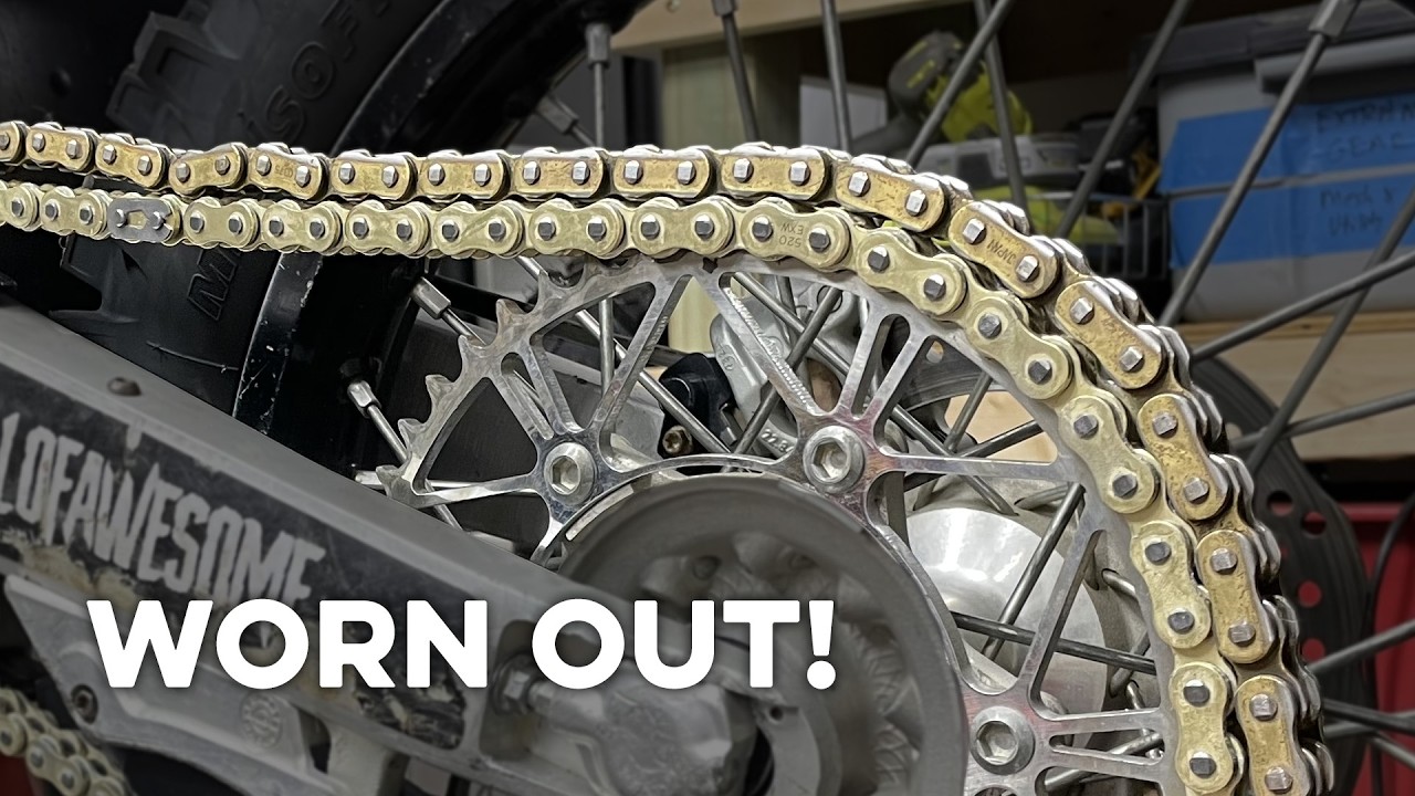 WHEN TO REPLACE a Dirt Bike Chain & Installation - YouTube