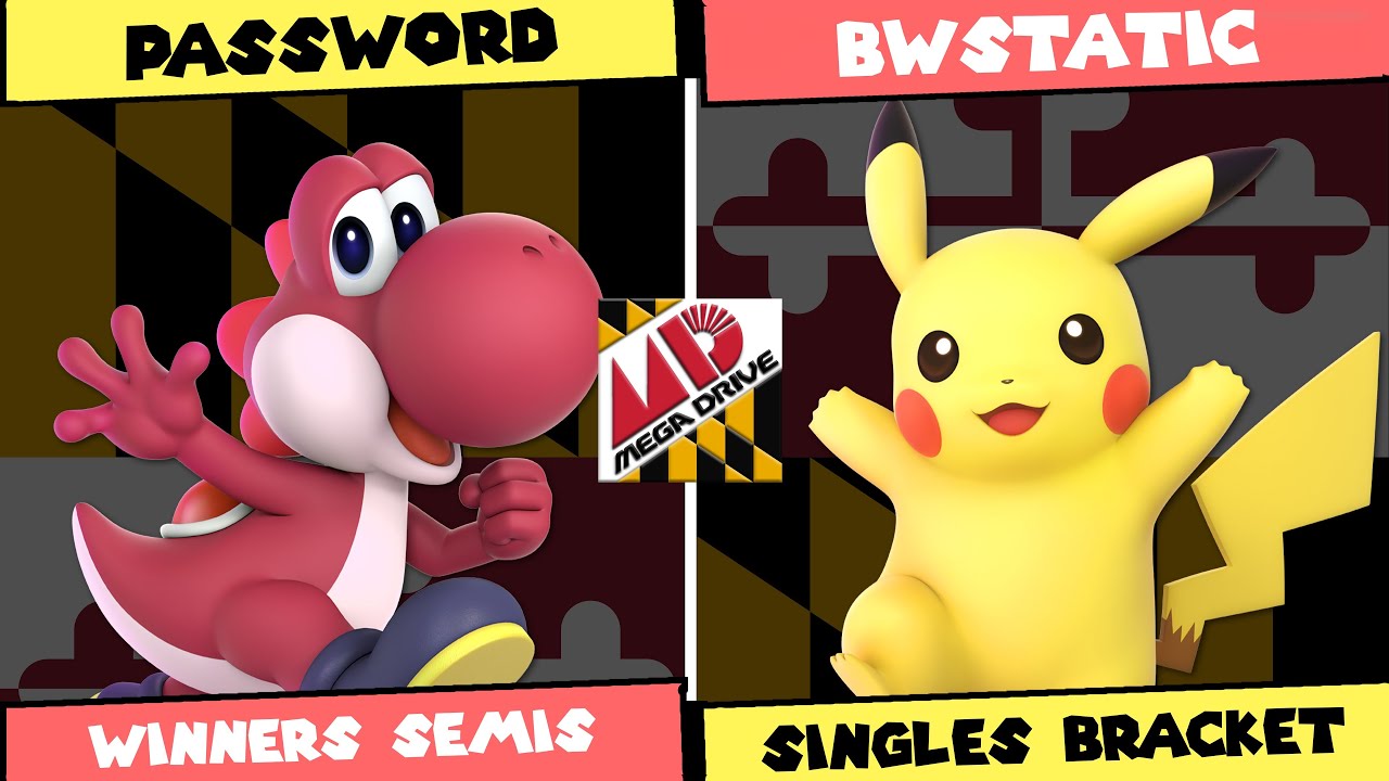 Mega Drive #70: Winners Semis - Password (Yoshi) Vs BWStatic (Pikachu ...