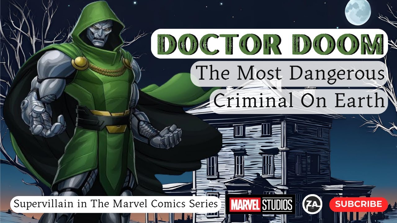 Cara Menggambar Karakter Doctor Doom by Z_Art Channel - YouTube