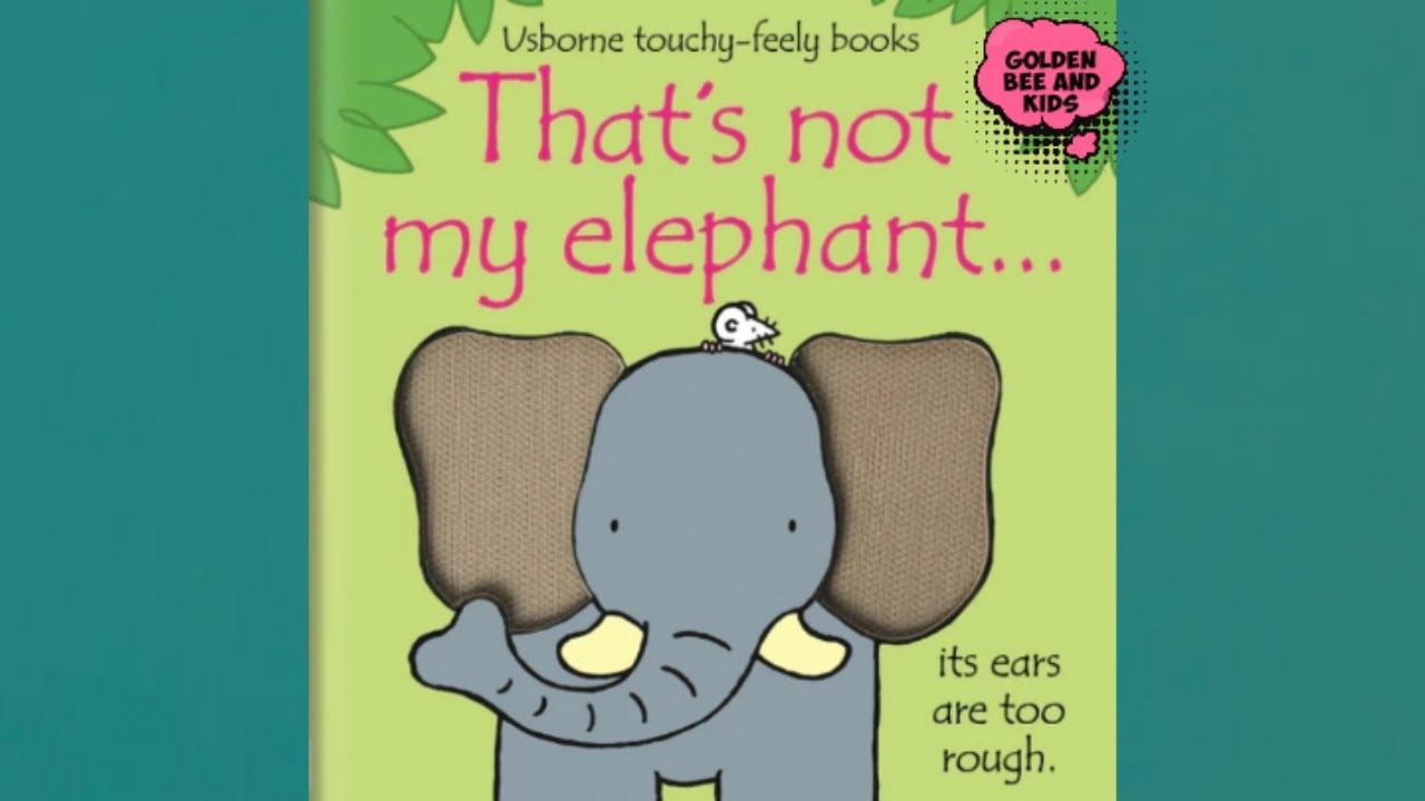 Usborne That's not my Elephant Touchy Feely Story Book | Children's ...