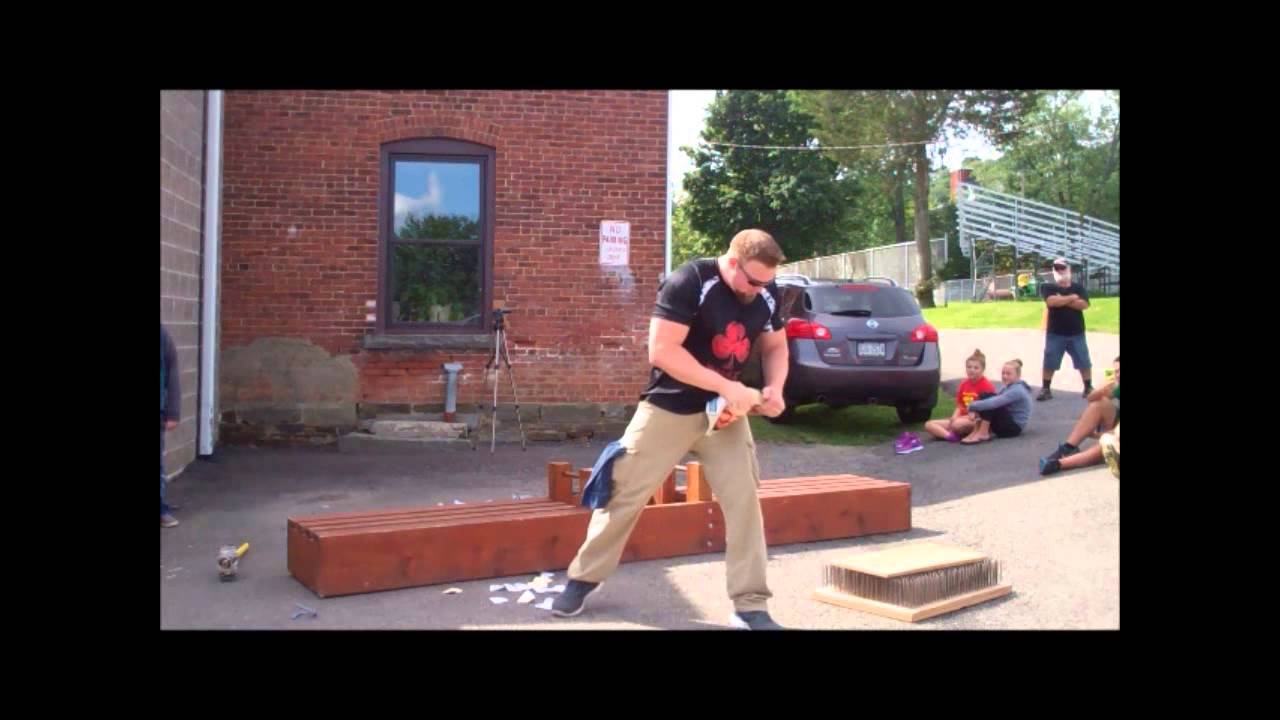 Strongman Feats: Tearing a Phone Book - YouTube