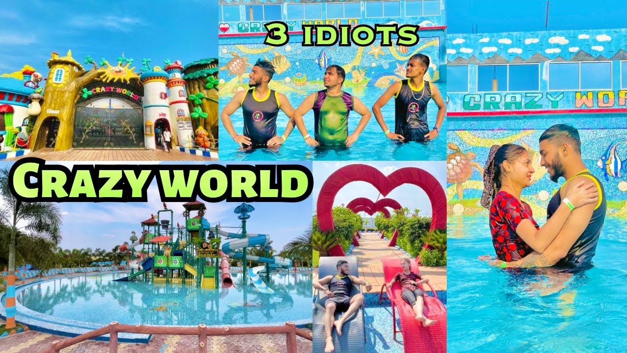Crazy world water park 💫 || full masti🤩 || sweta first time water park gai ️ #couplegoals - YouTube
