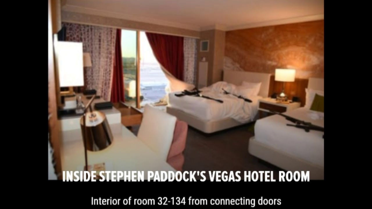 Newly released photos from inside Stephen Paddock's Mandalay Bay room ...