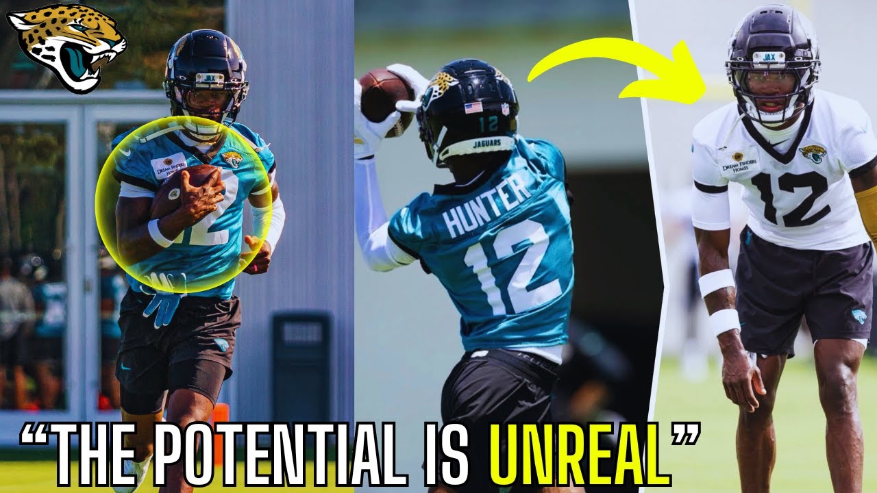 TRAVIS HUNTER Switches Positions MID PRACTICE During Jacksonville Jaguars MINICAMP... - YouTube