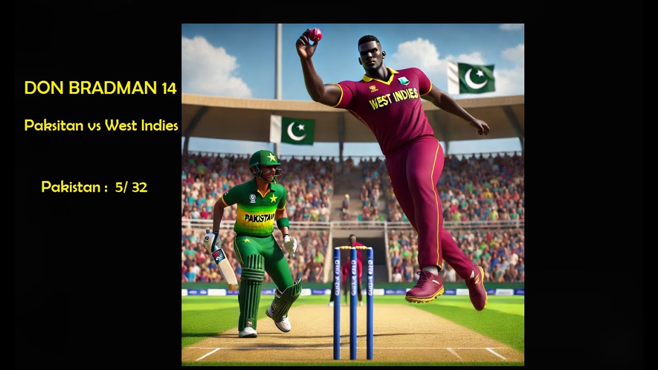 Pakistan vs West Indies- Will Pakistan Survive this early Top Order down Chase? Don Bradman ...