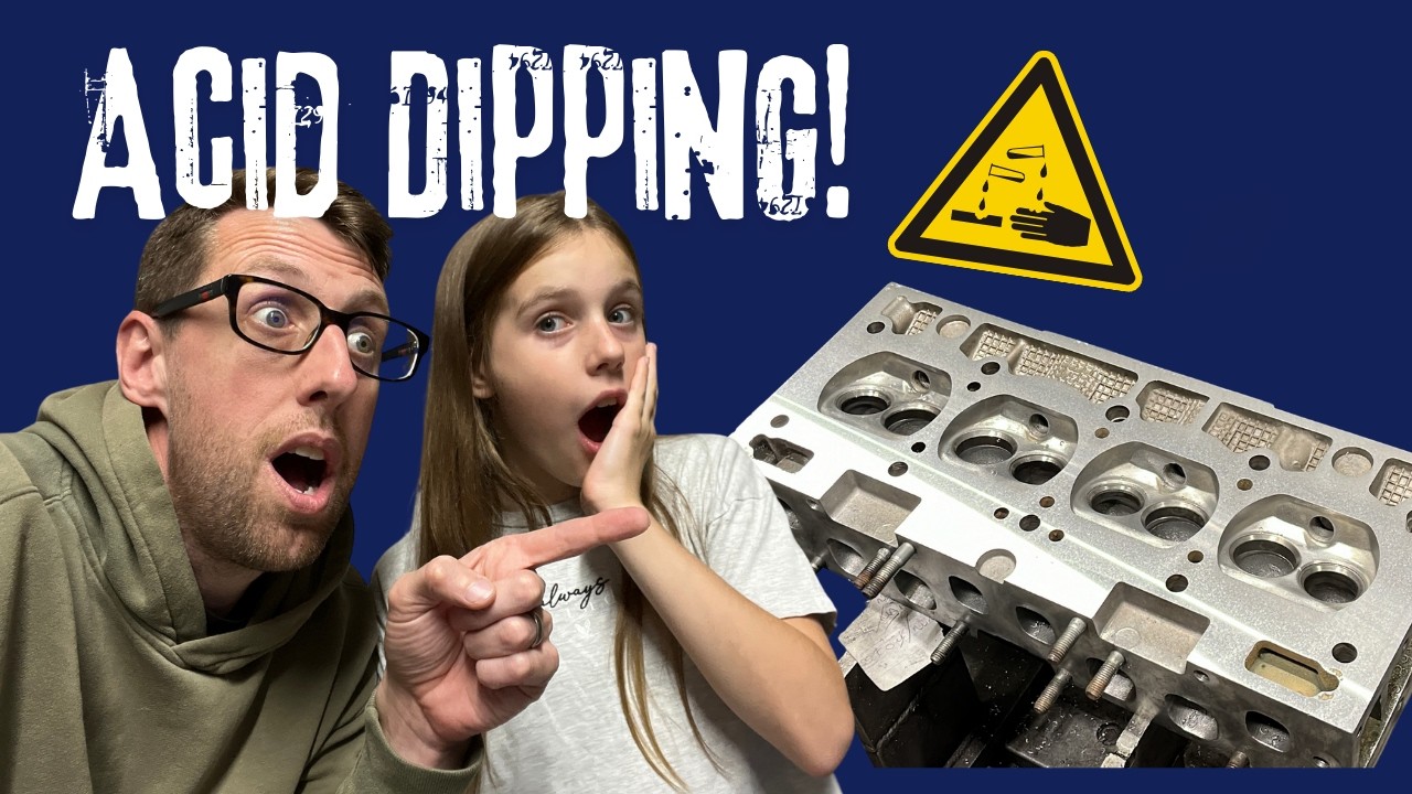 Acid Chemical Dipping a Renault 5 GTT Engine & Skimming the Cylinder # ...