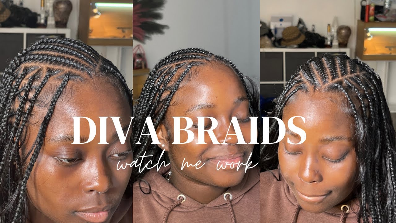 Diva braids tutorial🤍 - YouTube