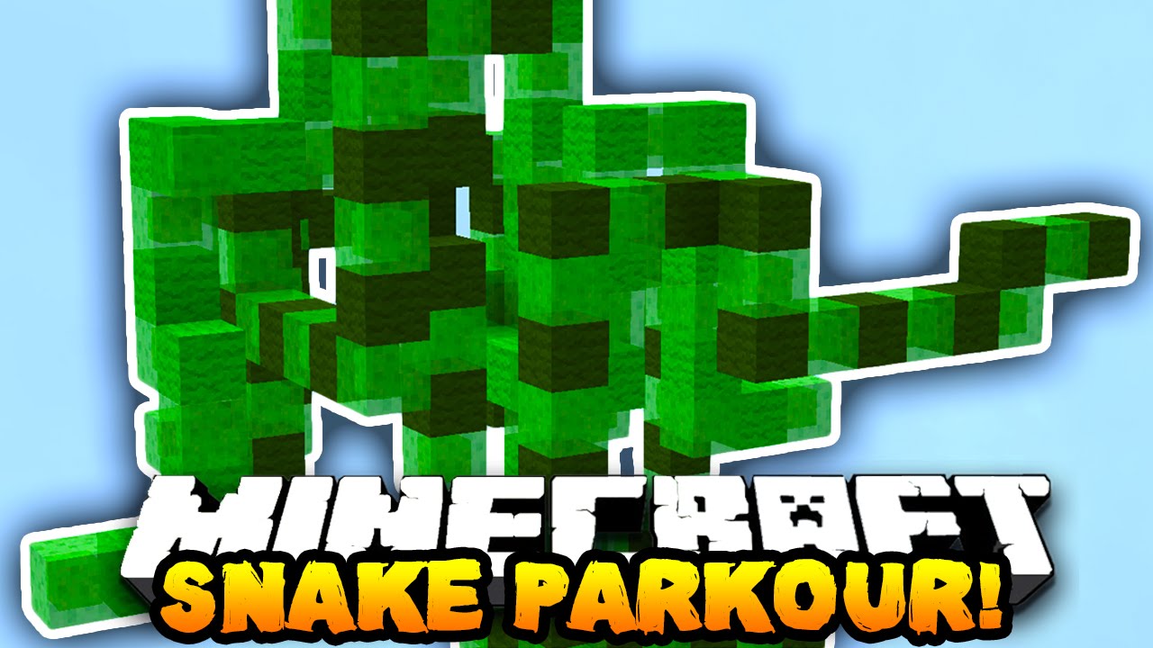 Minecraft TWISTY SNAKE PARKOUR! (Crazy Parkour Map) | w/ PrestonPlayz - YouTube