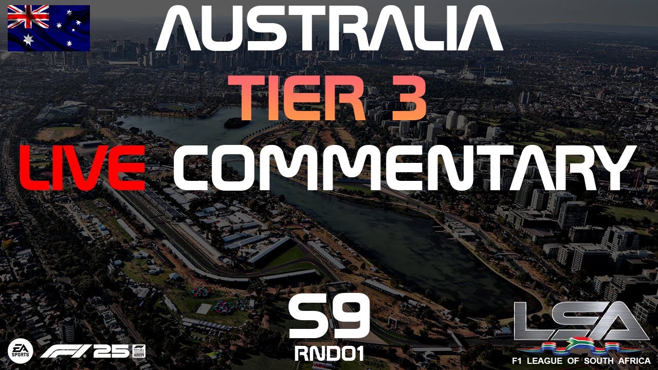 F1® 25 | LSA Season 9 Opener | Australia | Live Race Commentary - YouTube