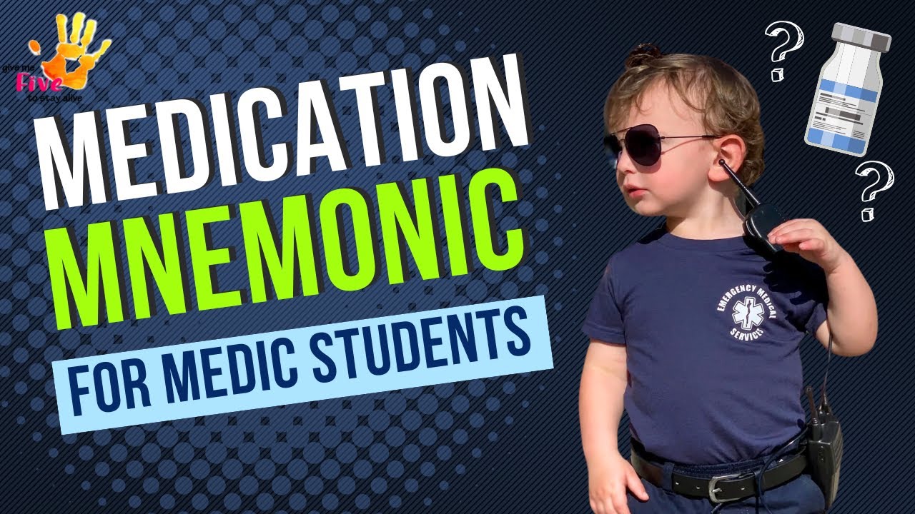 Peds Medication Mnemonic (For Medic Students) - YouTube