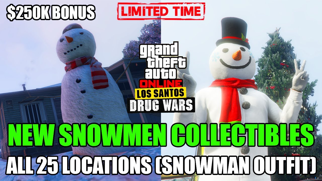 ALL 25 SNOWMEN LOCATIONS (2023) Unlock The Snowman Outfit ...