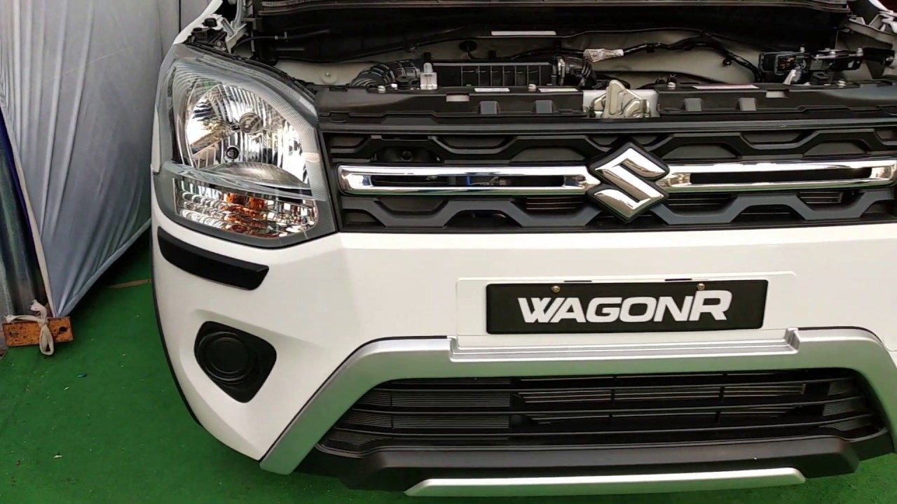 Wagon R 2019 Front and Engine View - YouTube