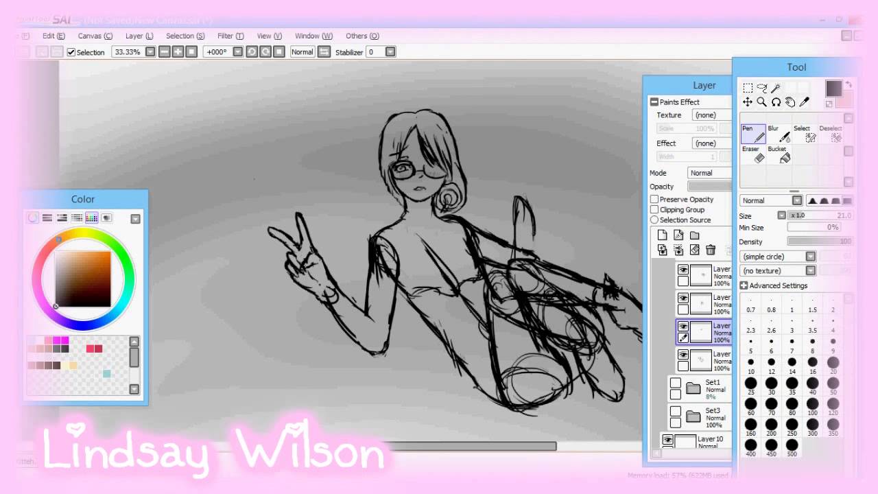 Anime Speed Paint - Pose for the Camera! (Thank you for 40+ subscribers ...