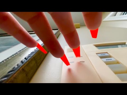 ASMR: build-up scratching and tapping around the house - YouTube