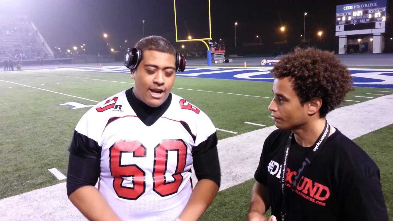 Viane Talamaivao Halftime Interview - Centennial Beats Narbonne 41-34 ...