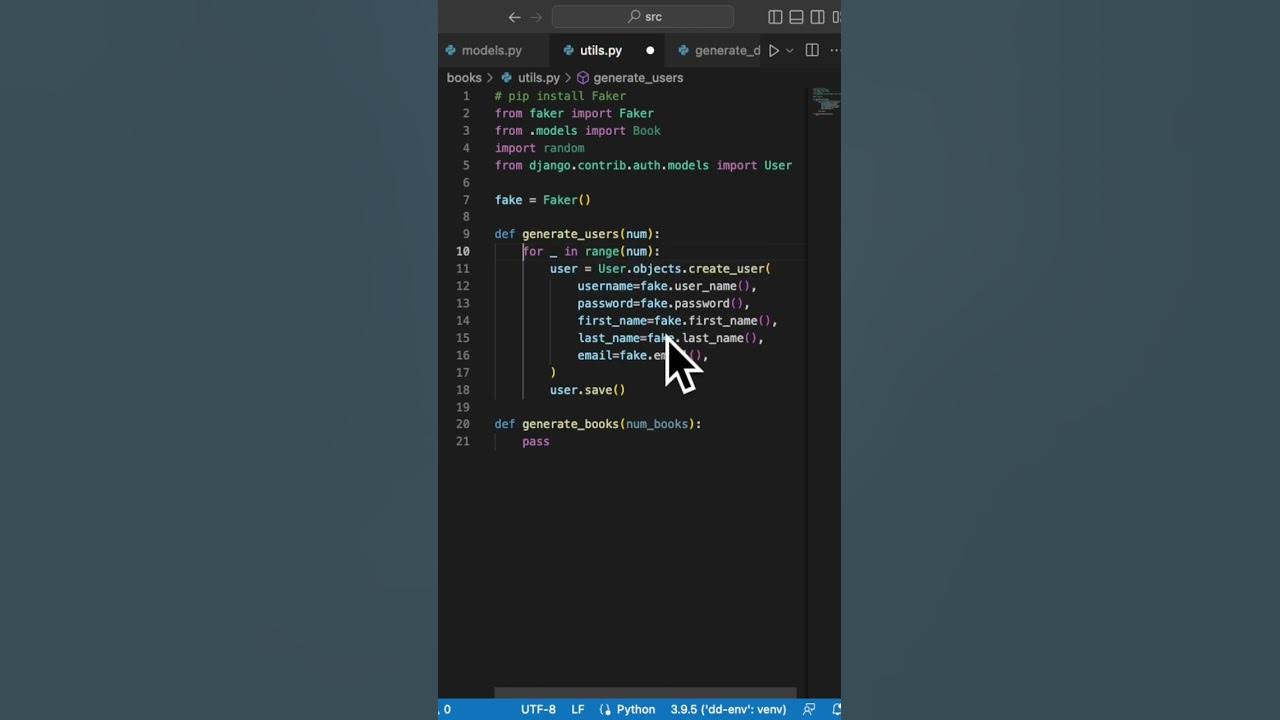 🔥 Django Models Dummy Data Generator With Faker And Custom Management Commands 🔥 Youtube