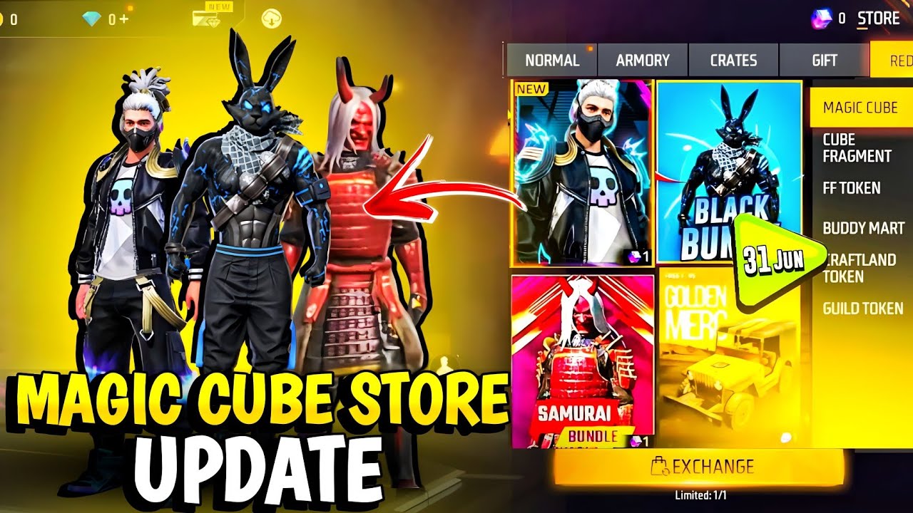 Magic Cube Store Update | Next Magic Cube Bundle | Free Fire New Event ...