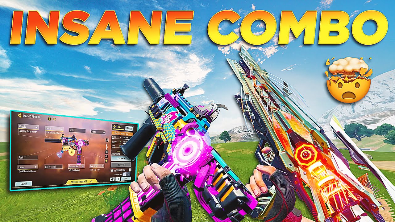 28 KILLS in SOLO vs SQUAD USING BEST COMBO ( MAC-10 + ODEN ) GUNSMITH 🤯 ...