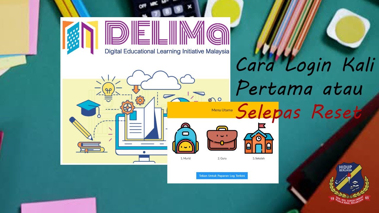 DELIMa- Cara Login Kali Pertama atau Selepas Reset Password - YouTube