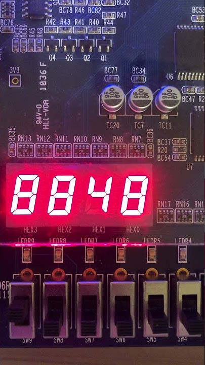 FPGA Verilog Seven Segment 1 to 99 counter - YouTube