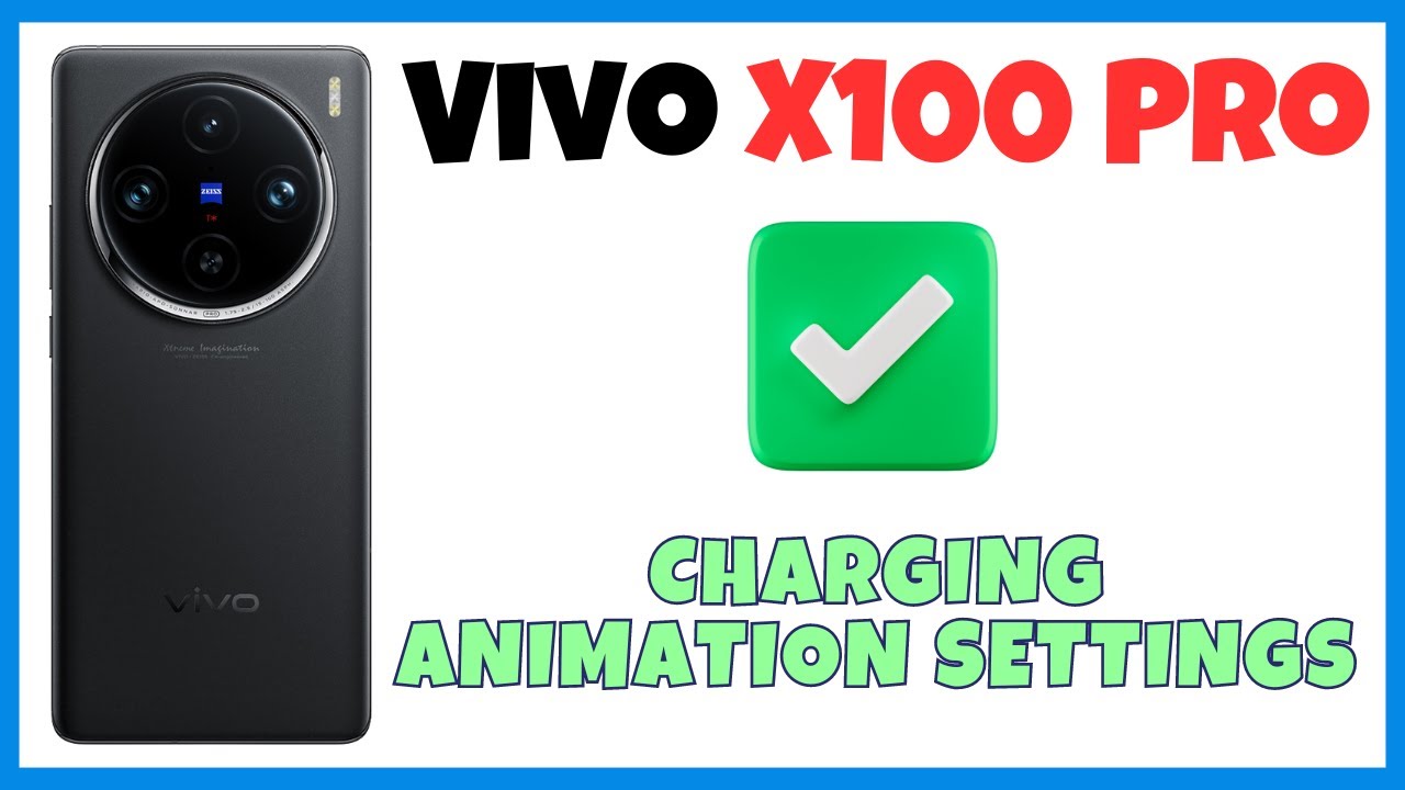 Charging Animation on off Vivo X100 Pro || Use charging animations ...