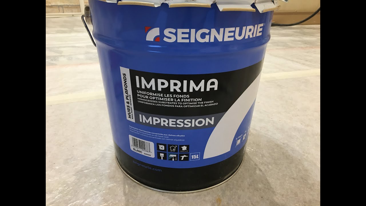 Peinture d'impression pour mieux fixer les enduits sur fonds neufs ou ...