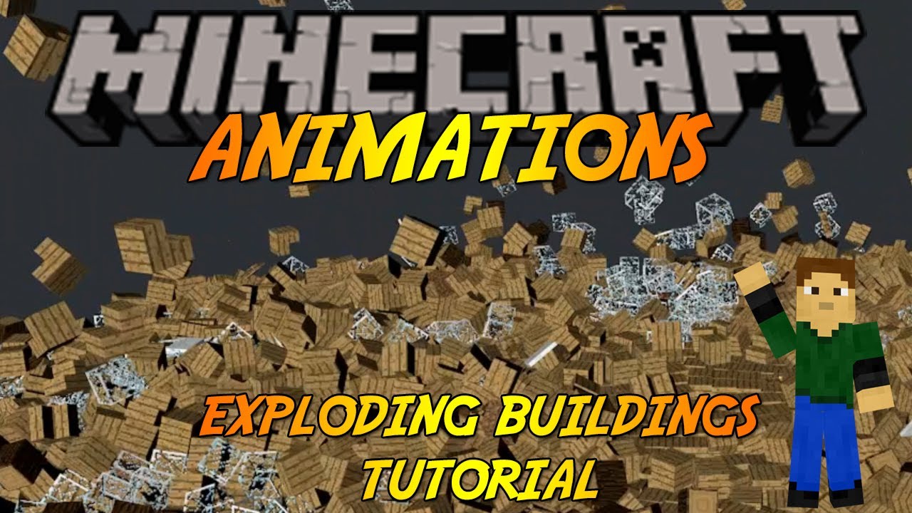 Minecraft Animations - Cinema 4D Minecraft Tutorial : House Explosion ...