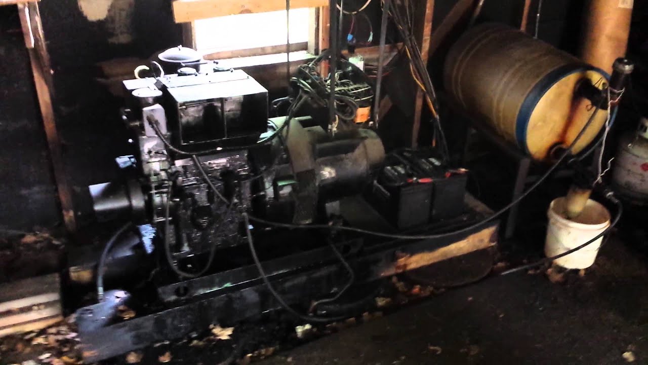 Lister Diesel SL2 Generator for sale 4.5 kw - YouTube