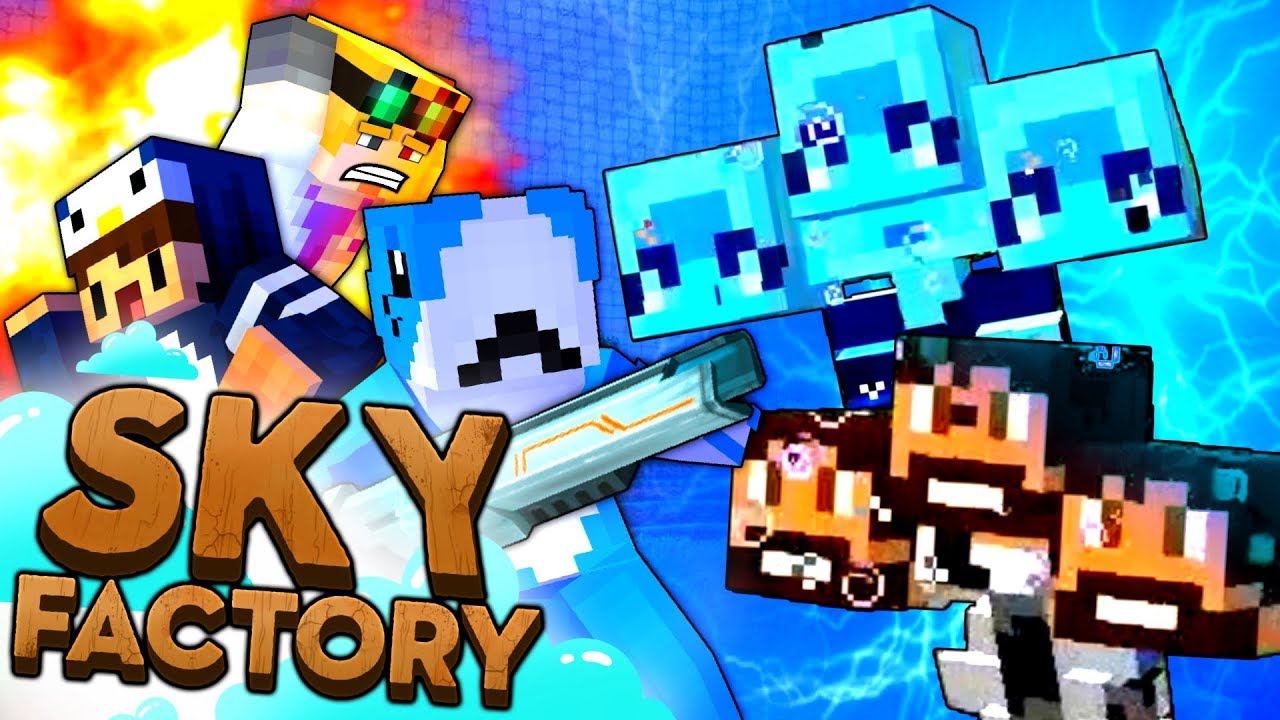Minecraft Sky Factory - WITHER X6 #28 - YouTube