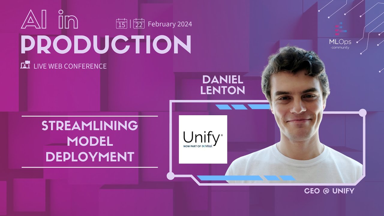Streamlining Model Deployment // Daniel Lenton // AI in Production Talk ...