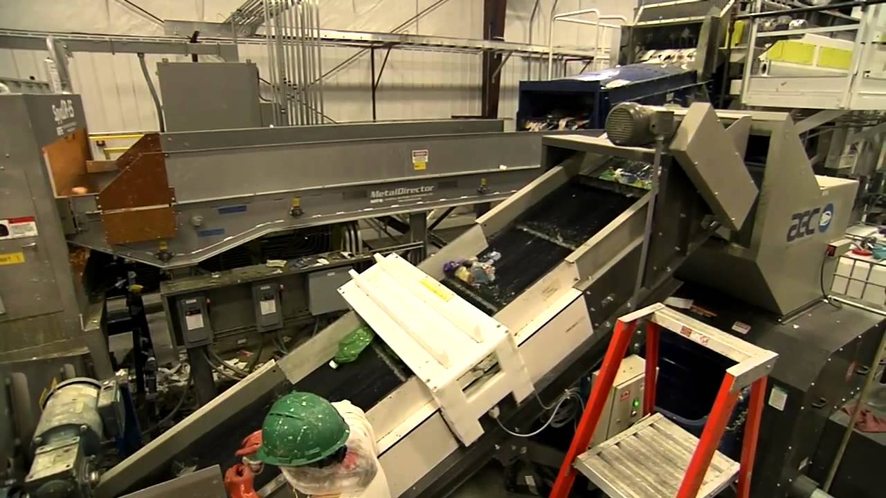 EcoStar Recycling Facility Tour - YouTube
