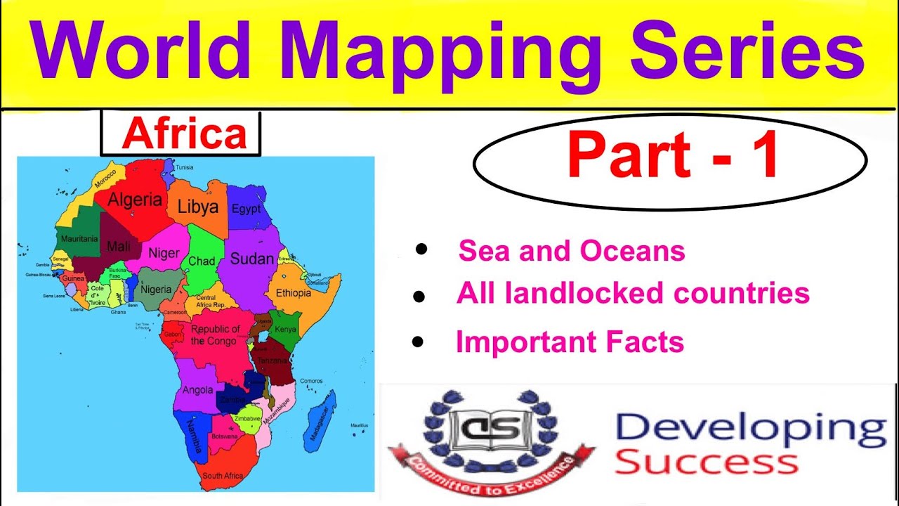 Africa Political ( Wold Map series) World Geography - YouTube