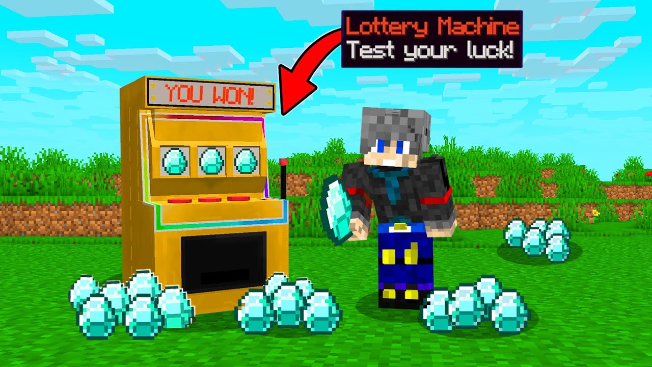 Wow I Played the LOTTERY in Minecraft.. - YouTube