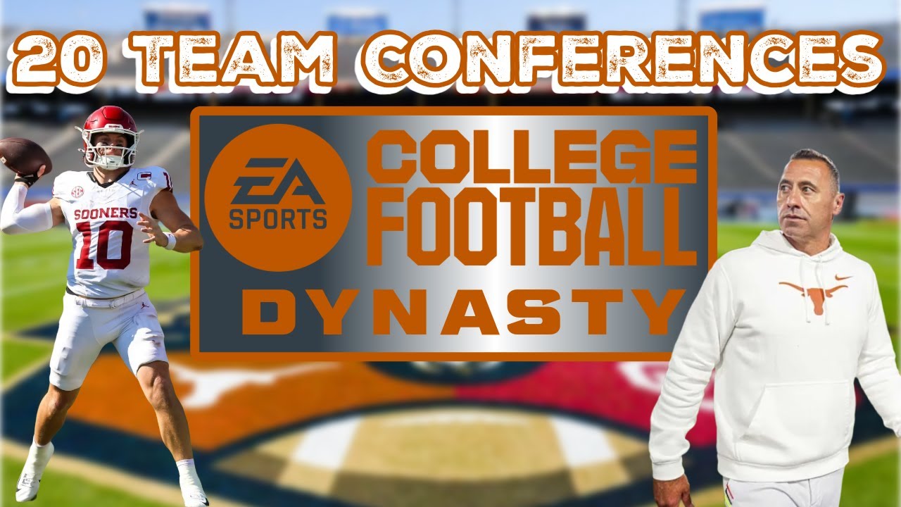 Conference Realignment with 20 Team Power Conferences in CFB 26 Dynasty ...