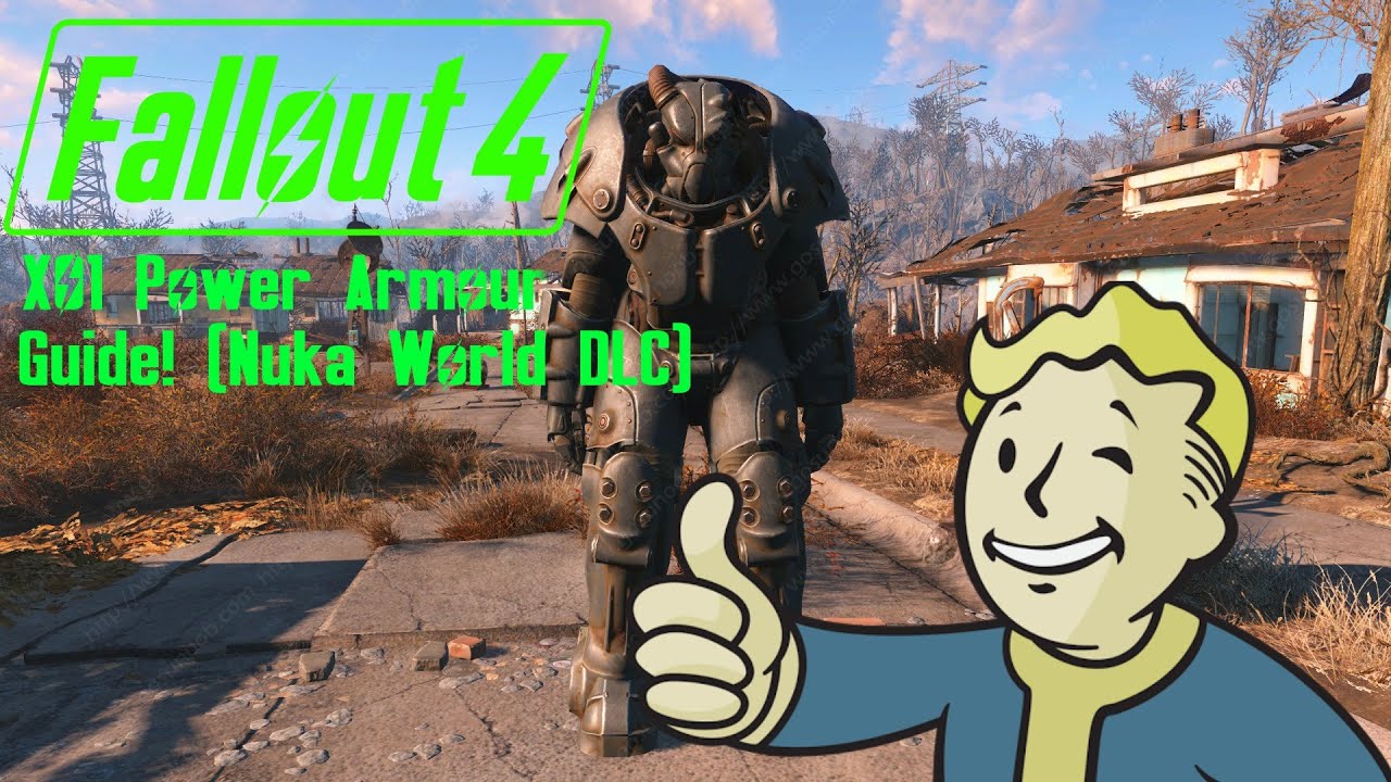 Fallout 4 Nuka World DLC XO1 Power Armour Guide (Not Quantum) - YouTube
