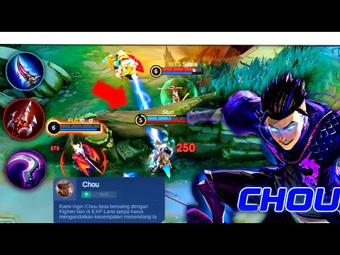 CHOU REVAMP🥊🥊| WAKTUNYA BERMAIN EXP LANEE🔥🔥 | - MOBILE LEGEND - YouTube