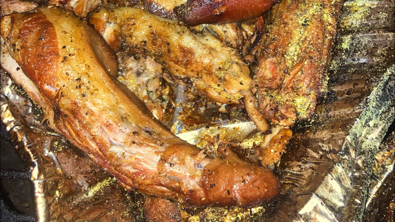 Sticky Lemon Pepper Barbecue Smoked Pig tails signature Pork Dish by ...