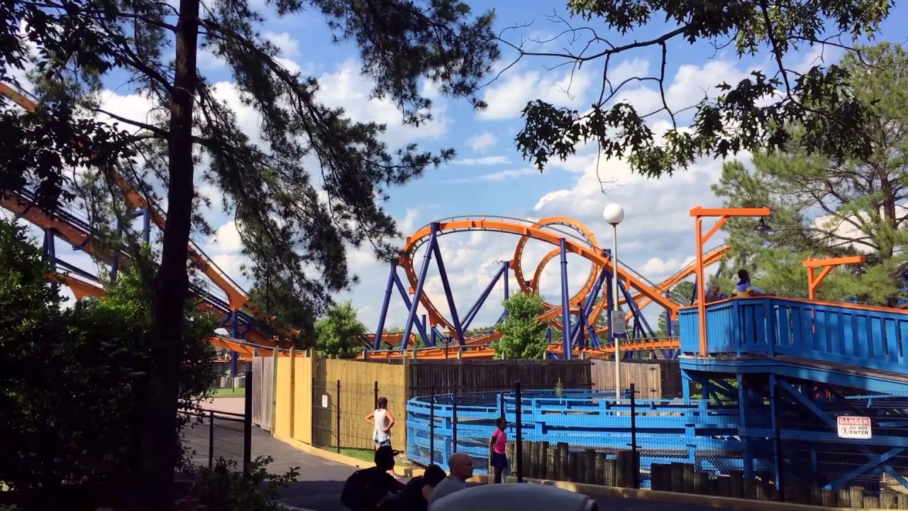 King's Dominion Walk-thru - YouTube