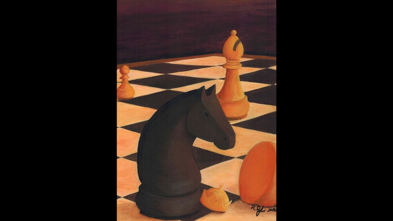 painting: practice piece #1: chess - YouTube