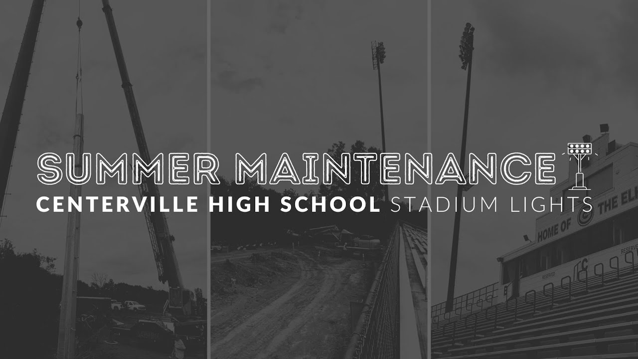 2024 Maintenance - CHS Stadium Lights - YouTube