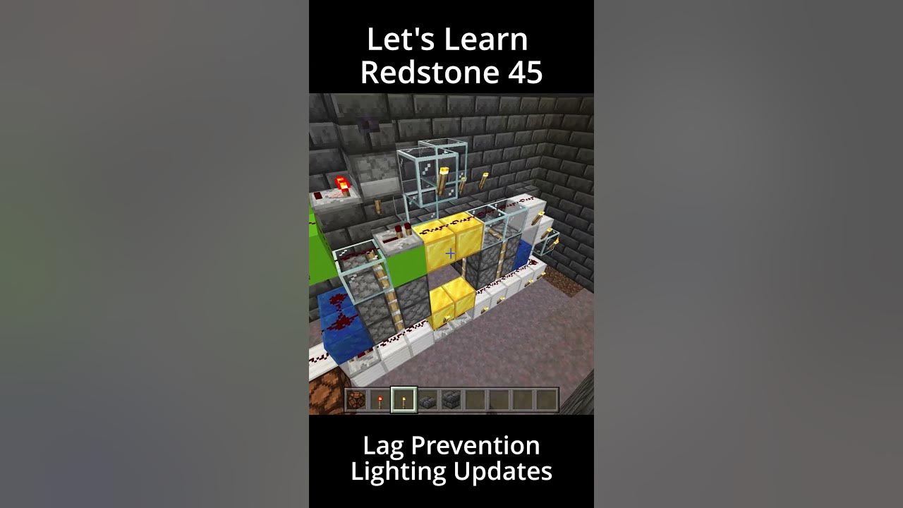 How to Reduce Lag From Redstone | Let's Learn Redstone 45 | Minecraft Bedrock Redstone Tutorial ...