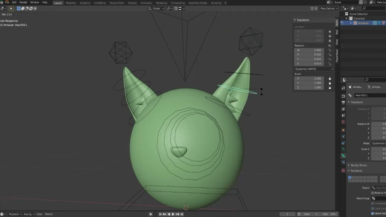 RIGGING for tail & ball animation - YouTube