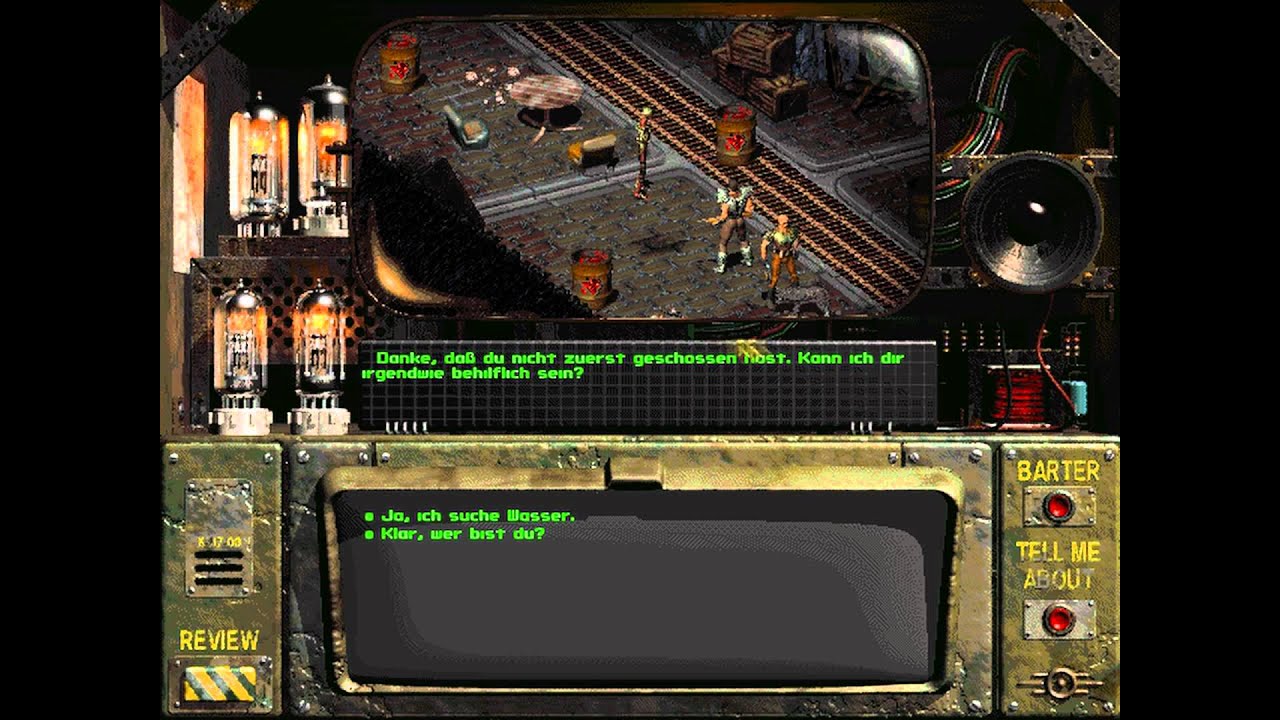 Let's Play Fallout (German) - #017 - Necropolis Kanalisation - YouTube