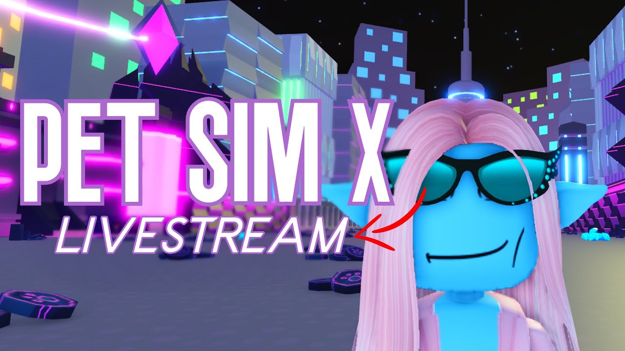 🔴LIVE!🔴PET SIM X- GVIVING AWAY FREE PETS!! - YouTube