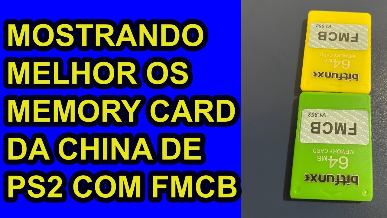 Mostrando MELHOR, os MEMORY CARD da China, Para PS2, COM FMCB - YouTube