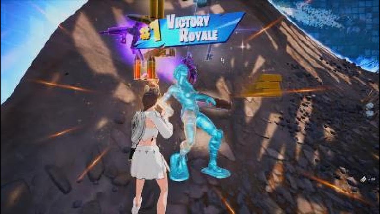 Fortnite *NEW* ERISA COURT QUEEN (CEL SHADED) Gameplay VICTORY ROYALE ...