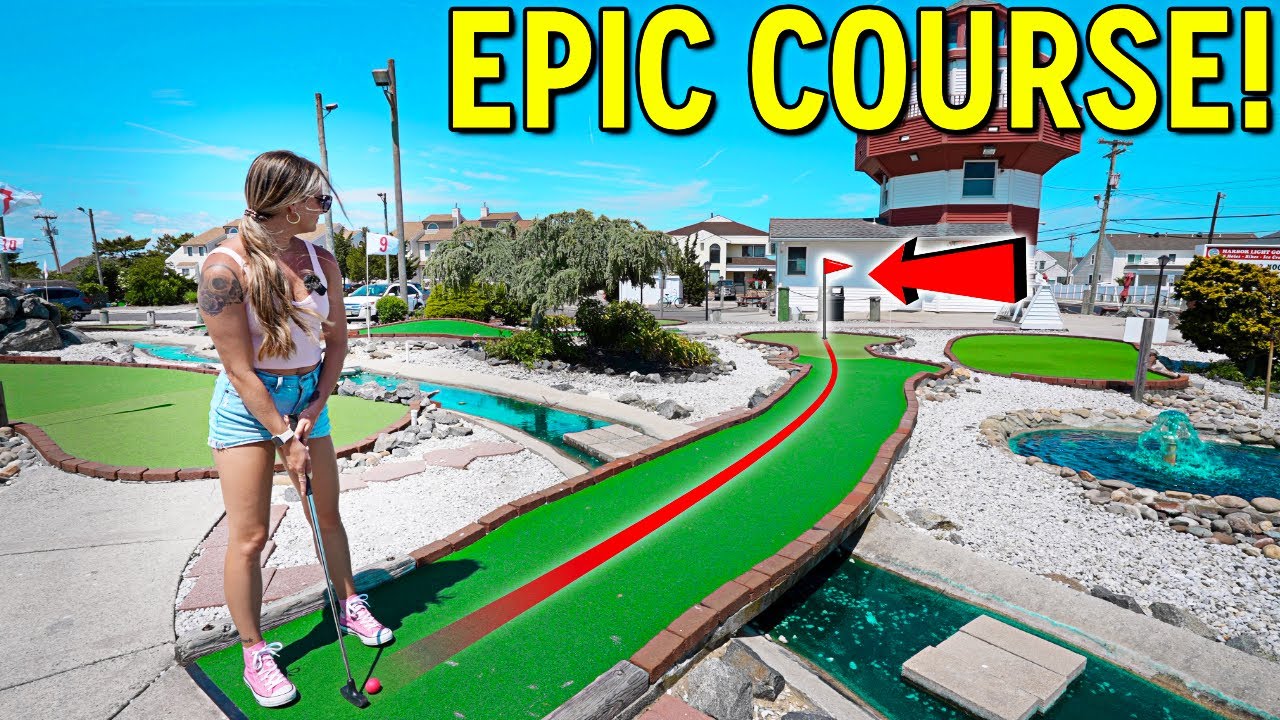 We Found a MASSIVE Mini Golf Course! - YouTube