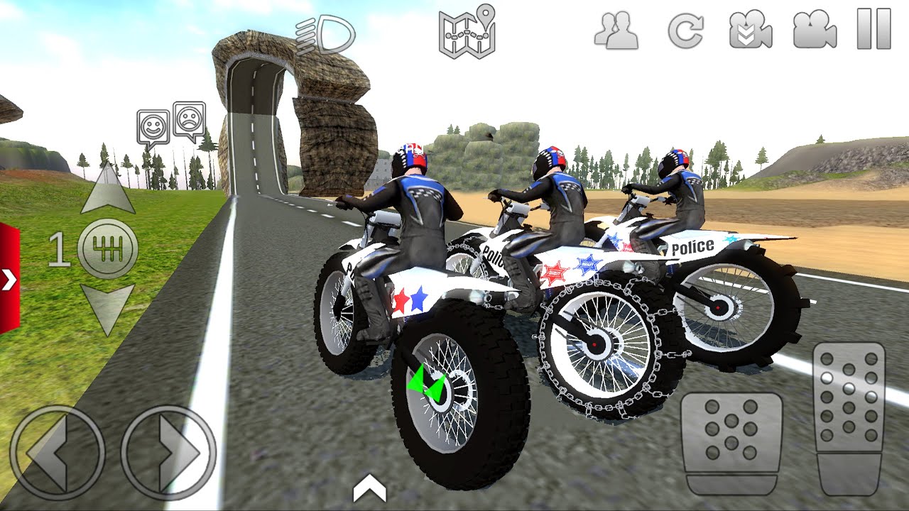 US Police Dirt Bikes Extreme Bike Racing 3d - Offroad Outlaws Motocross ...
