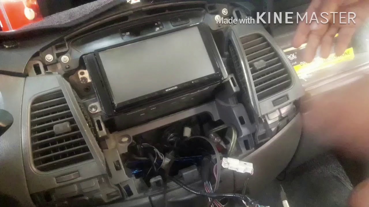 How to remove panel toyota innova - YouTube