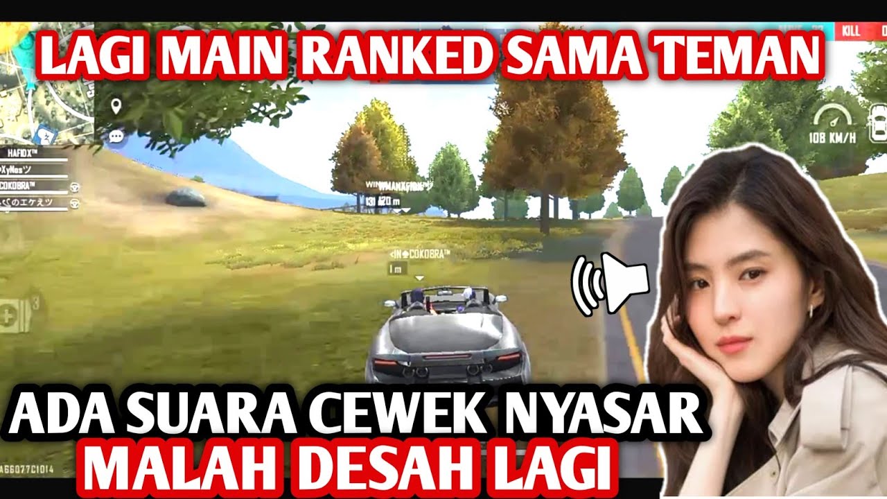 LAGI PUSH RANK SAMA TEMAN,EH ADA SUARA NYASAR DESAH LAGI !!! CEWEK ...